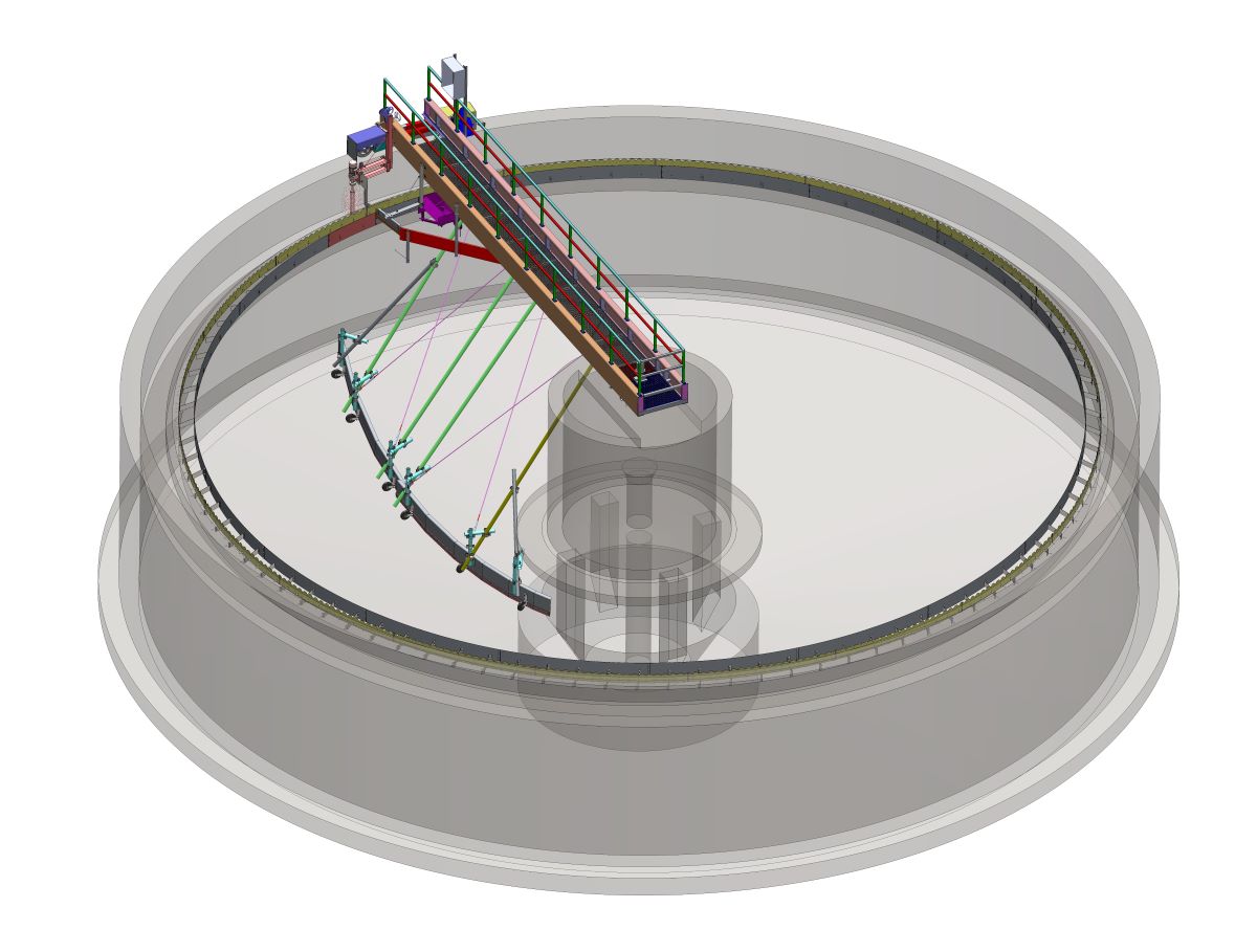 Rotating Bridge Scraper - Clarification Equipment - Vortex Engineering