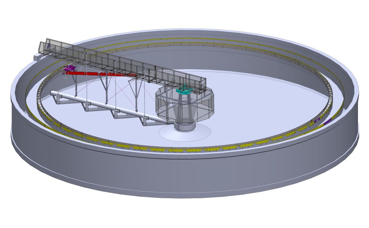 Rotating Bridge Scraper - Clarification Equipment - Vortex Engineering
