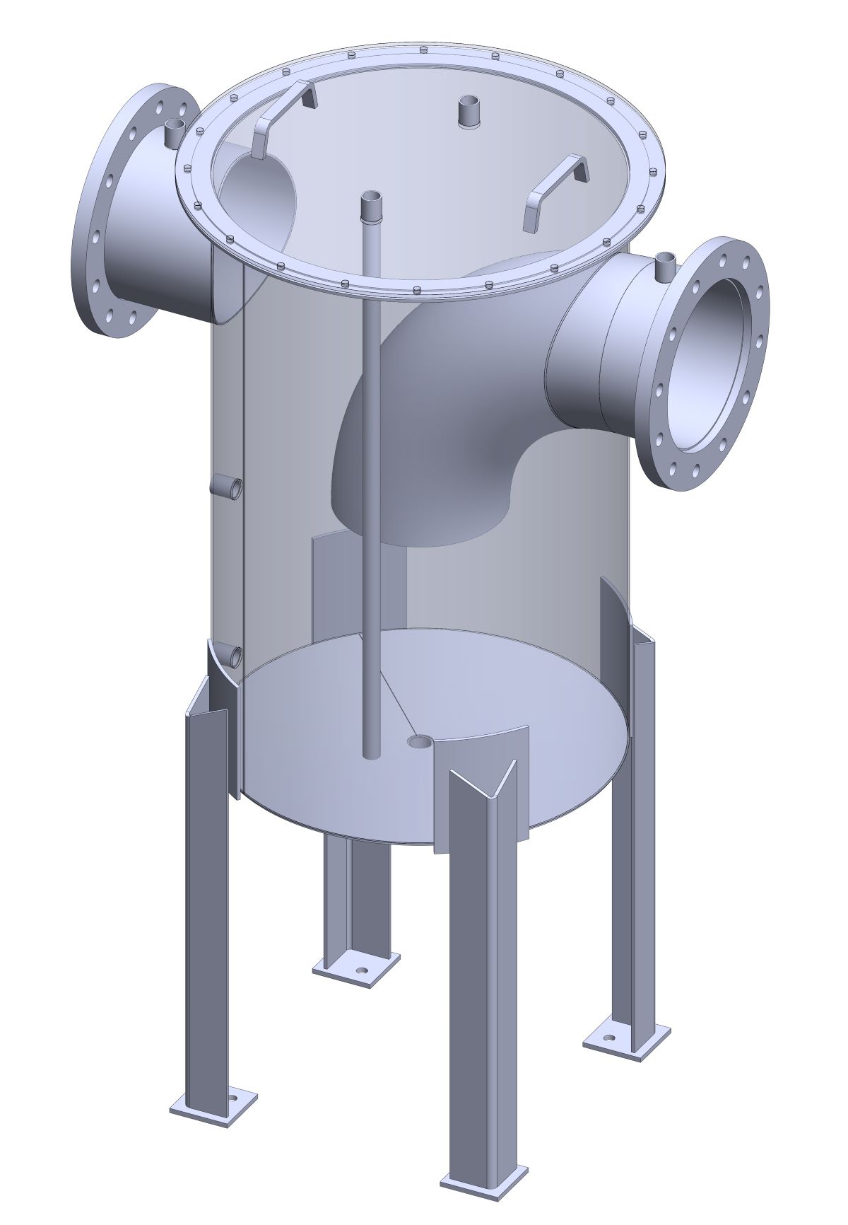 Sediment Drip Trap - Digester Equipment - Vortex Engineering