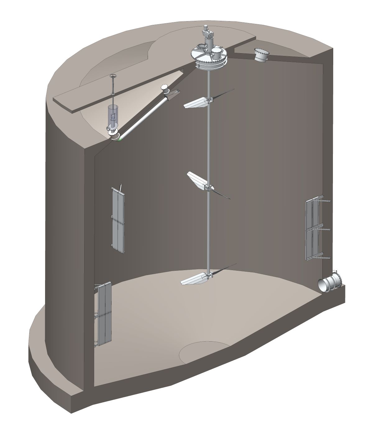 Sludge Mixer - Digester Equipment - Vortex Engineering