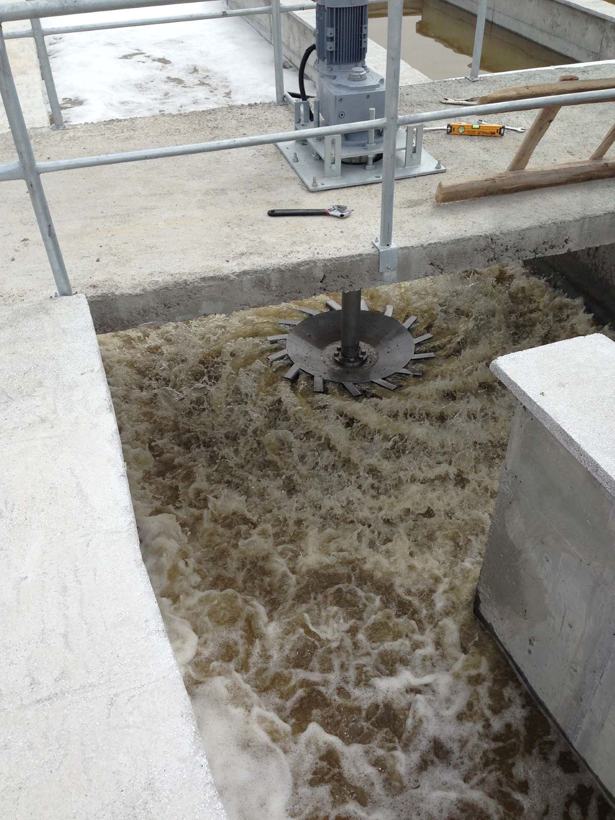 Vertical Shaft Aerator - Biological Treatment - Vortex Engineering